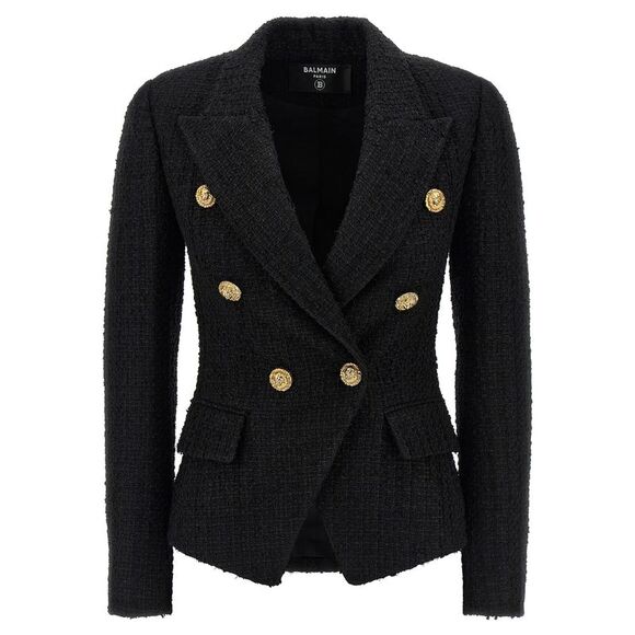 Balmain | Jackets & Coats | Balmain Women Tweed Blazer | Poshmark